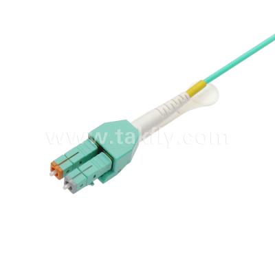 China LC UPC to LC UPC Uniboot Duplex BIF Fiber Optic Patch Cable Patchcord OM3 Multimode LSZH 2.0mm for sale