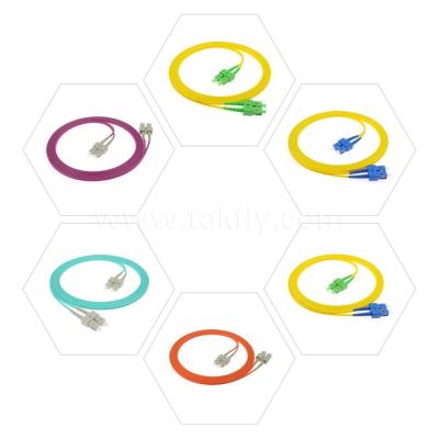 China Fiber Optic Patchcord LC/Sc/FC/St Singlemode/Multimode Upc/APC Simplex/Duplex Jumper for FTTH Data Center Telecom for sale