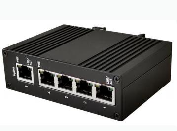 China 5-port Megabit Industrial DIN-Rail POE Switch for sale