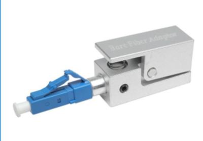 China LC Square Bare Fiber Adapter SM/MM Low IL 0.2dB High Performance for sale
