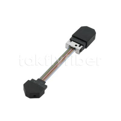 China Low Loss MT-MT Fiber Optic Patch Cord with Ribbon Type Design for QSFP28 and Other Parallel Optical Modules for sale