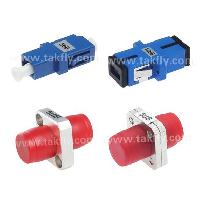 China Fiber Optic Attenuator Fixed Female-Female LC/SC/FC for FTTx Telecom Data Center for sale