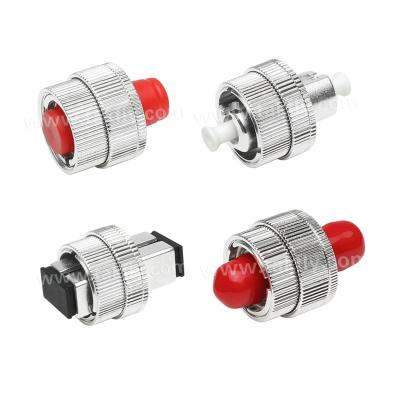 China Fiber Optical Attenuator LC/SC/FC/ST Variable Female/Female for FTTx Telecom Data Center for sale