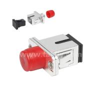 China FC-SC Coupler Simplex Metal Hybrid Adapter Female/Female Fiber Optic for Data Center Telecom FTTX for sale