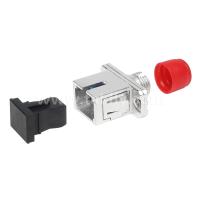 China FC-SC Coupler Simplex Metal Hybrid Adapter Female/Female Fiber Optic for Data Center Telecom FTTX for sale