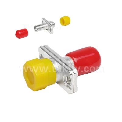 China Fiber Optic Coupler FC-ST Simplex Metal Hybrid Adapter Female/Female for Data Center Telecom FTTX for sale