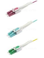 China LC Uniboot Patch Cord with Polarity Switchable Low Insertion Loss and High Density Design for Data Centers for sale