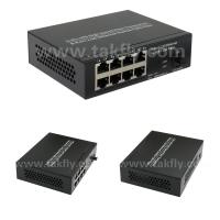 China 2.5G 8 Port Copper Ethernet Switch with 10G SFP Uplink and Fanless Metal Casing for Reliable Network Performance for sale