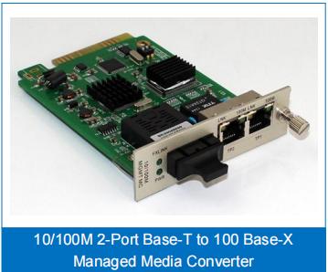 China 10/100 M 2-Port Base-T to 100 Base-X Managed Media Converter Factory Direct Sales Reliable Network Connection for sale