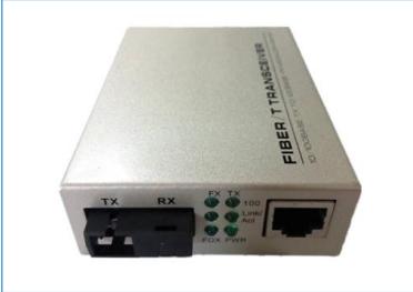 China SC Simplex Fiber 10/100Base-TX to 100Base-FX with LFP Fiber Optic Media Converter for sale
