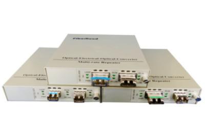 China 10G SFP+ to SFP+ OEO Fiber to Fiber Media Converter AC220V Unmanaged Long-Haul Signal (3R Repeater) for sale