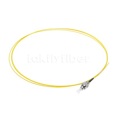 China FC Simplex Optical Pigtail – Single Mode 9/125μm, 1m/2m/3m Length, 0.9mm/2.0mm/3.0mm, PVC/LSZH Jacket for sale