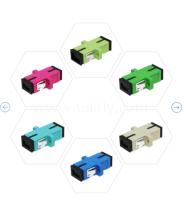 China SC Simplex Adapter | Easy Installation & High-Low Temperature Resistance | Fiber Optic Coupler for Maximum Power Transmission for sale