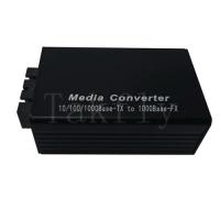 China Mini 100M Fast Ethernet Media Converter,10/100Base-TX to 100Base-FX ,Aluminum Housing, Extend to 100km for sale
