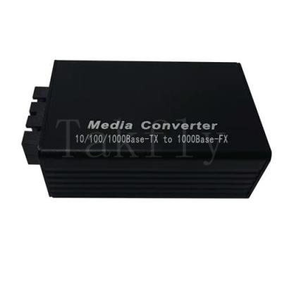 China Mini 100M Fast Ethernet Media Converter,10/100Base-TX to 100Base-FX ,Aluminum Housing, Extend to 100km for sale