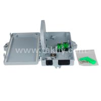 China FTKS-1805-02B FTTH Fiber Optic Termination Box, 2 Ports SC/LC IP65 Waterproof Wall Mount Optical Splice Closure for FTTx Network for sale
