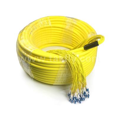 China Fiber Optic Patch Cords 96Cores LC-LC Pre-terminated Breakout Patchcord for Telecom Data Center for sale