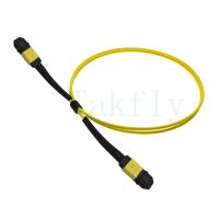 China 12-Core MPO APC Fanout Patch Cord – Male to Female, Low Loss for sale