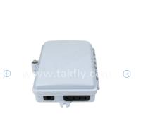 China Fiber Optic Termination Box FTKS-1805-04A, 4 SC/APC SM SX Adapter, Pigtail Installed, FTTH FTTx Splicing Distribution Splitting Storage Cable Management Enclosure Wall Mount for sale