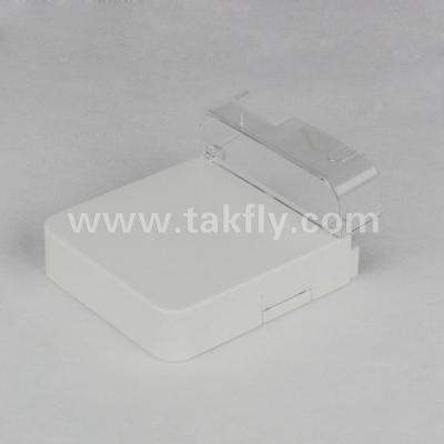 China 1 Port Fiber Optic Termination Box, SC LC Simplex Duplex Adapter, Surface Mount Wall Plate, No Splicing Fiber Box, Express Port Cable Management, OEM Custom Logo, FTTH FTTx Work Area Subsystem for sale
