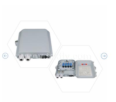 China FTKS-1805-8E Termination Box with 8 PCS SC/UPC SM SX adapter and pigtail fully installed for sale