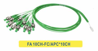 China FA 10CH-FC/APC*10CH Fiber Array Fiber Optic Patchcord Cable for sale
