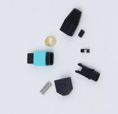 China 12‑Fiber MTP® High‑Density Pre‑terminated Fiber Optic Connector for high‑density data center cabling and direct connection of 40G/100G/400G optical modules. for sale