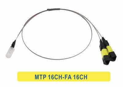China 16CH MTP/MPO to 16CH FA Fiber Array Fiber Optic Patchcord Cable for Data Center/CPO for sale