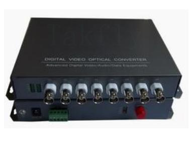 China 8-Channel Digital Video Optical Converter – Cost-Effective, Long-Distance, Non-Compressed Video with RS485 Data over Single Fiber for sale