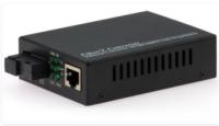 China 10/100/1000Base-TX to 1000Base-FX Fiber Optic Media Converter for sale