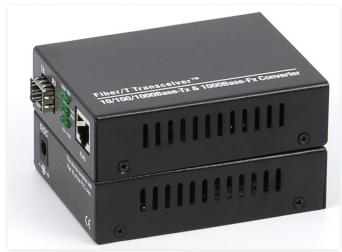 China 10/100/1000M SFP Port Media Converter for sale