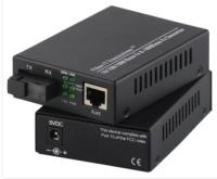 China 10/100/1000Base-TX to 1000Base-FX SC Single Fiber Media Converter for sale