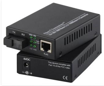 China 10/100/1000Base-TX to 1000Base-FX SC Single Fiber Media Converter for sale