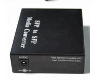 China 10-100-1000M SFP to SFP Media Converter for sale
