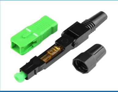 China FTTH Field-Assembled DF-5501 Fiber Optic Fast ST APC/UPC Connectors For Indoor Drop cable for sale