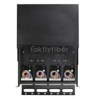 China Takfly 1U/2U Sliding Patch Panel – High-Density Plug-and-Play MTP/MPO to LC Cassette for Up to 192 Fibers for sale