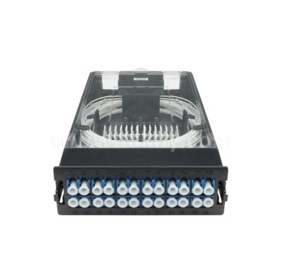 China Pre‑terminated Cassette Module – TK‑HRM‑04, 12C/24C, Dual‑Mode: LC Pigtail Fusion or MPO‑LC Cassette Management, Plug‑and‑Play for Data Center Cabling for sale