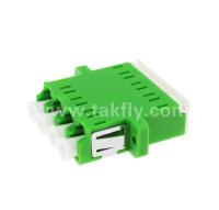 China LC Quad Inner Shutter Adapter – 4-in-1 LC Duplex APC with Built-in Shutter, Protects Eyes from Fiber Optic Laser, IEC & RoHS Compliant, for Data Center & High-Power Fiber Connections for sale