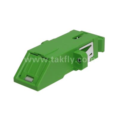 China SC Diagonal Type Simplex Adapter with Built‑in Inner Shutter – Dustproof & Laser Eye Protection, Low Insertion Loss, for Data Center & FTTx Fiber Connections for sale