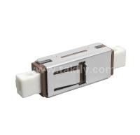 China MU Simplex Adapter – Compact Design, Low Insertion Loss, Precision Zirconia Sleeve, for High‑Density Fiber Connections for sale