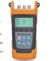 China PON Optical Power Meter | For GPON /EPON and XGPON/ XGSPON Networks for sale