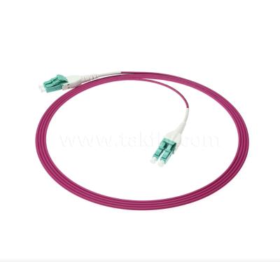 China LC Uniboot Fiber Optic Patch Cord – One-Tube Two-Core, Fixed Polarity, Compact Structure, Halves Cable Volume for High-Density Cabling for sale