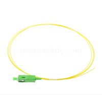 China SC Simplex Fiber Optic Pigtail – 0.9/2.0/3.0mm Cable Diameters, Connectorized One End, Bare Fiber on the Other, for Optical Termination, Splicing & Equipment Connection for sale