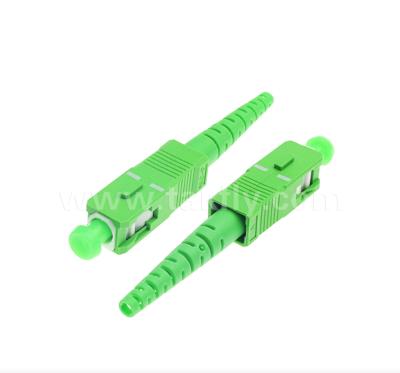 China SC/APC Fiber Optic Connector – Low Insertion Loss, Push-Pull Design, FTTH Compatible for sale