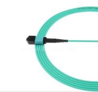 China MPO/MTP OM3 Multimode Patch Cord – High-Density 40G/100G Data Center Trunk Cable, Low Insertion Loss for sale