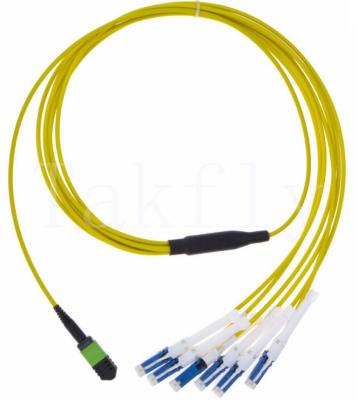 China MPO to CS Breakout Patch Cord – High-Density Multi-fiber to CS Uniboot, 4/8/12/16/24F, Low Insertion Loss for Data Centers for sale