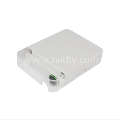 China TKS-1806-01W 1-Port Wall Mount Box – Mechanical Protection & Fiber Management for FTTH for sale