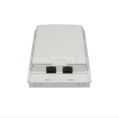 China TKS-1806-02F Fiber Wall Outlet – Feeder Cable to Drop Cable Termination Point for FTTx Networks for sale