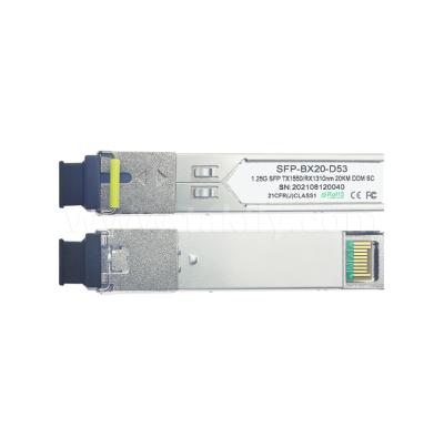 China TK-B3512-3SCD20 SFP Bi-Directional Transceiver – 1.25Gbps, 20km, SC Interface, Single-Fiber Bidirectional for Gigabit Ethernet & Fibre Channel for sale