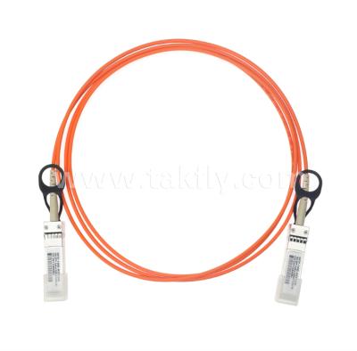 China 10G SFP+ Active Optical Cable (AOC) – 300m on OM3, 850nm VCSEL, Low Power <0.35W/end, SFP+ to SFP+ Short-Reach Interconnect for sale